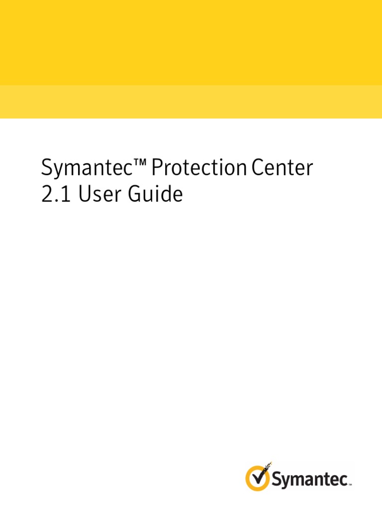 Symantec Protection Center 2 1 User Guide EN | PDF | Public Key ...