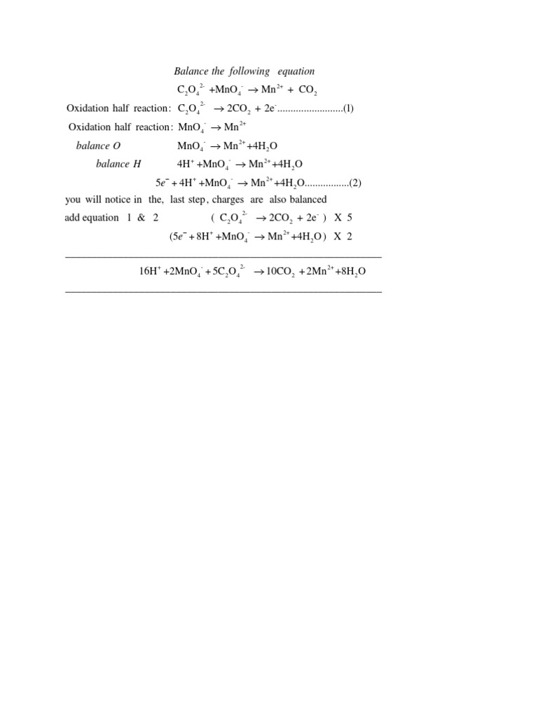 Chemistry Equation Balancing Guide | PDF