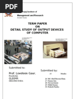 Hard Copy Devices Definitions | PDF | Printer (Computing) | Photocopier