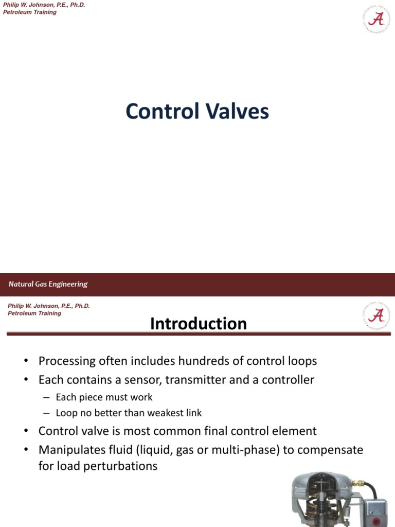 Control Valve Assembly Overview Pdf Valve Actuator
