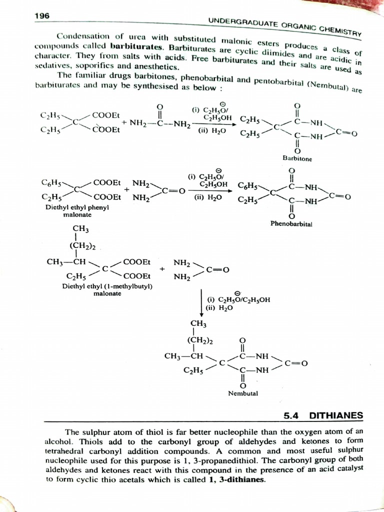 Synthesis of barbiturates from substituted malonic esters | PDF ...
