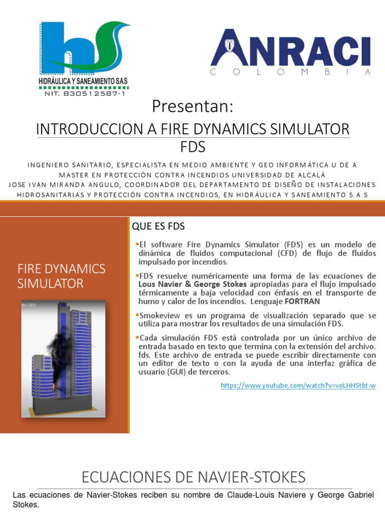 Presentan:: Introduccion A Fire Dynamics Simulator FDS | PDF ...