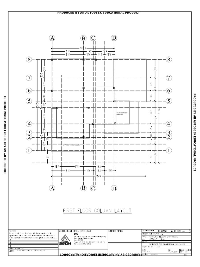 First Floor Slab Layout | PDF