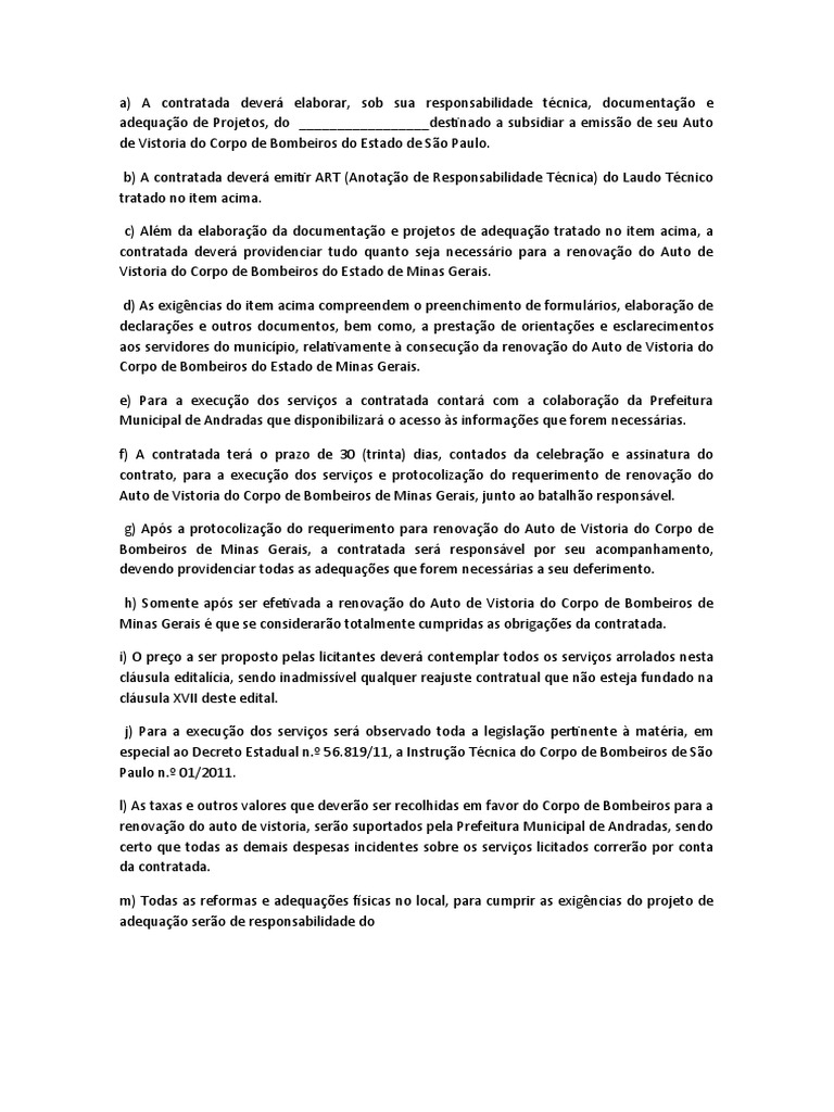 Modelo AVCB ! | PDF | Tratado | Estado