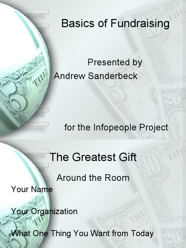 Basics of Fundraising DJ | PDF | Fundraising