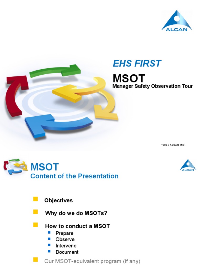 Management Safety Observation Tours Essentials | PDF | Risk | Behavior