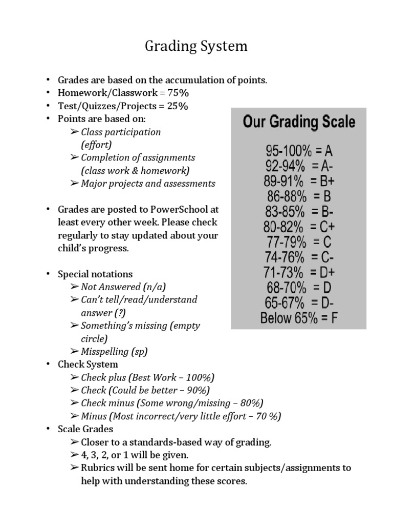 Grading System | PDF | Career & Growth