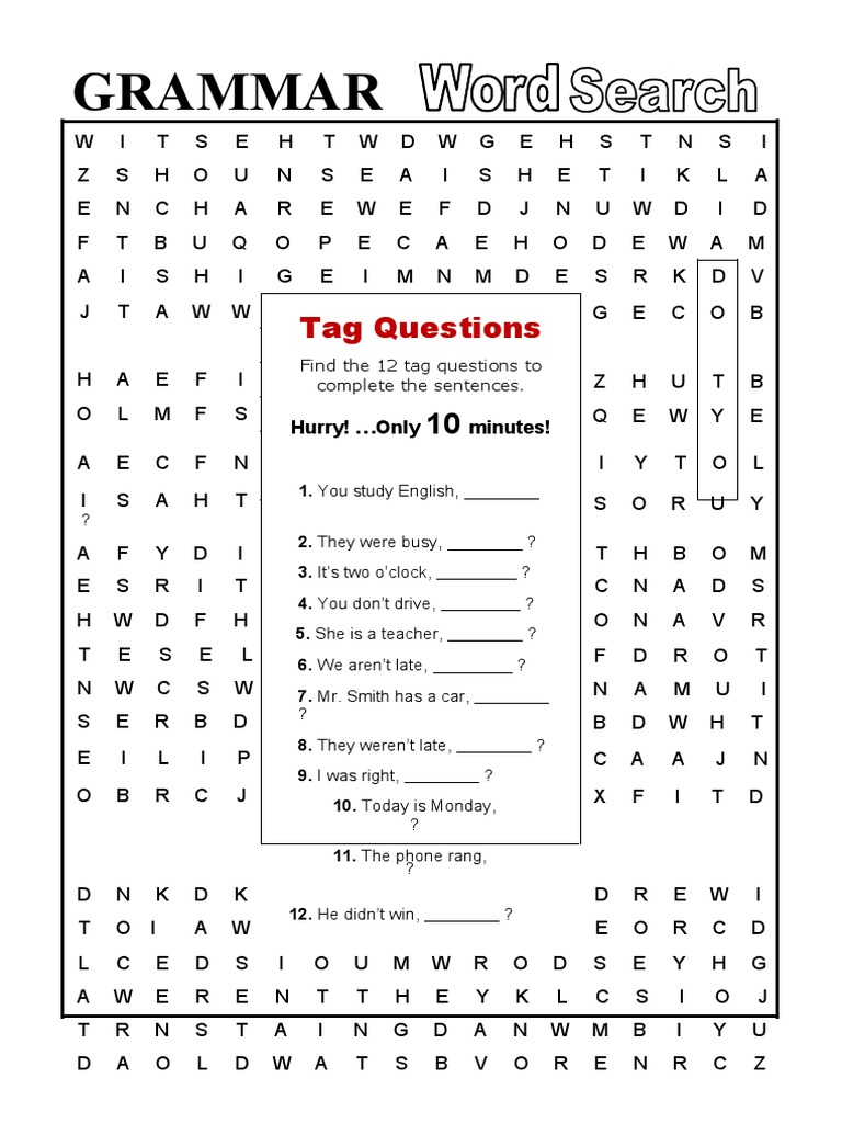 Tag Questions 2 | PDF