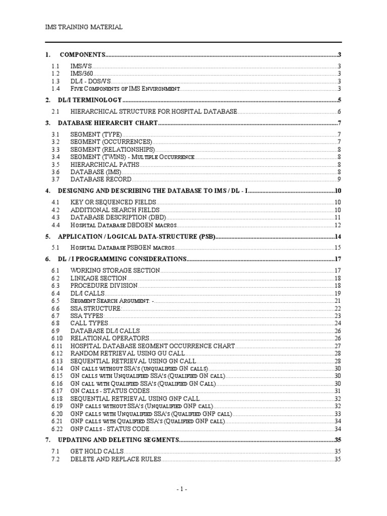 IMS | PDF | Hierarchy | Databases
