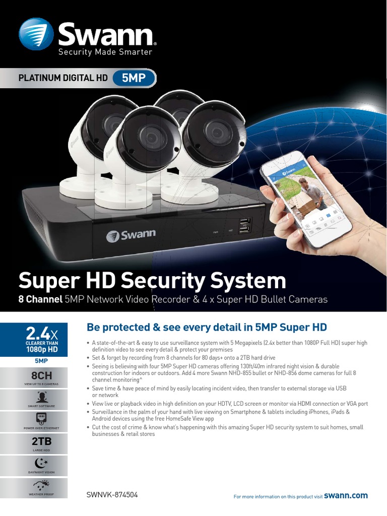 Super HD Security System: Be Protected & See Every Detail in 5MP Super ...