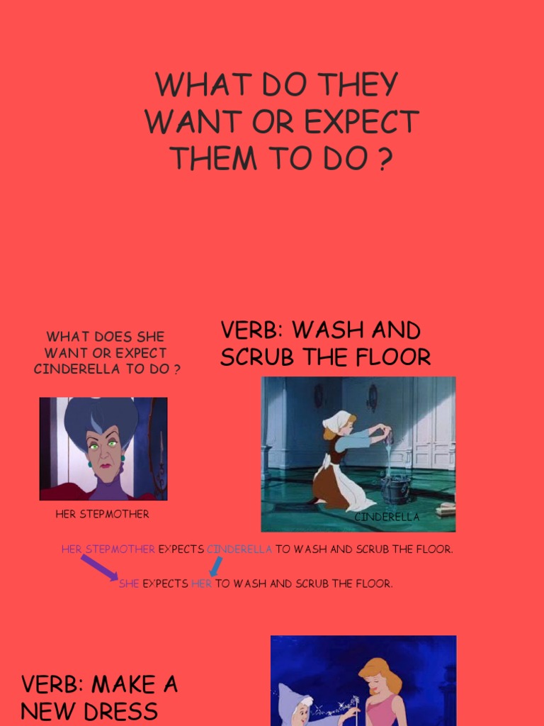 What Do They Want or Expect Themtodo? | PDF