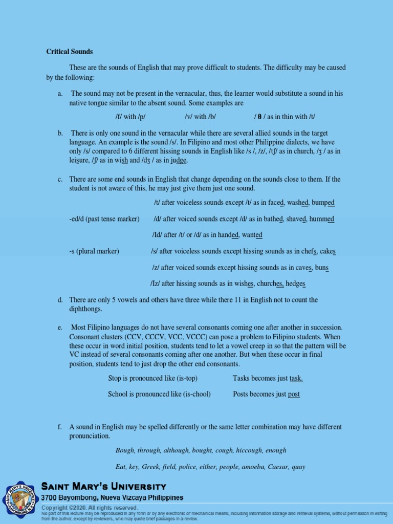 Psep Lesson 1 Drills | PDF | Stress (Linguistics) | Phonetics