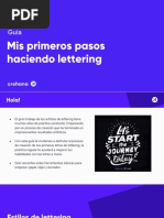 Villanueva, Fernanda - Lettering - Del Trazo Al Vector | PDF