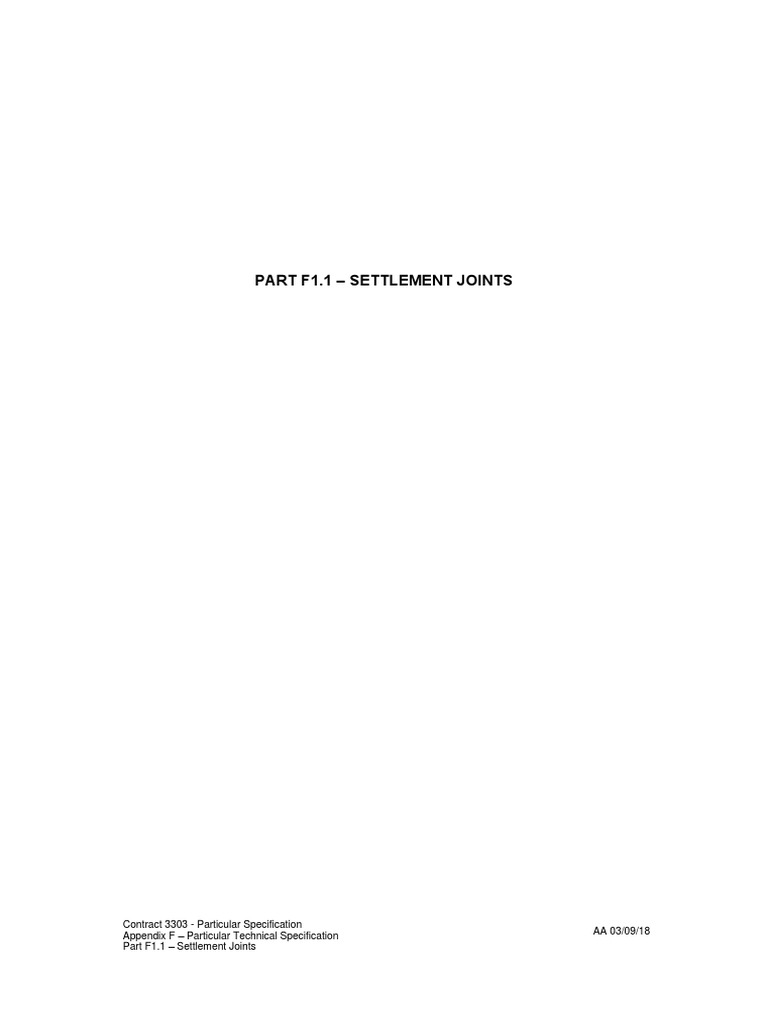 Settlement Joint Spec for Reclaimed Land Piping | PDF | Pipe (Fluid ...