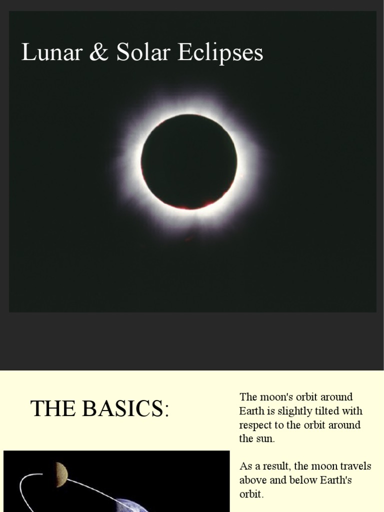 Eclipses Teacher | PDF | Eclipse | Solar Eclipse