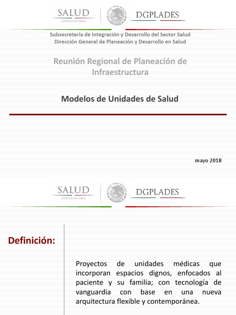 10 25 Modelos de Unidades de Atenci N A La Salud DGPLADES LML PDF | PDF | Hospital | Gerontología
