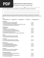Resilience Assessment Questionnaire (RAQ) | PDF