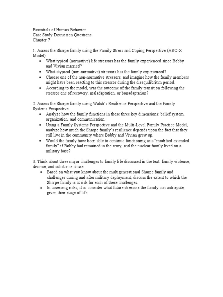 Chapter 7-Case Study Discussion Questions | PDF