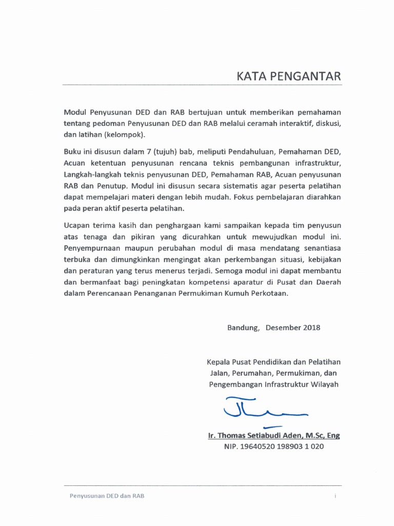 13f59 06. Modul - Penyusunan DED Dan RAB Ok | PDF