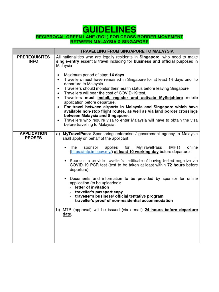 RGL Procedures 12082020 PDF | PDF | Travel Visa | Nationality Law