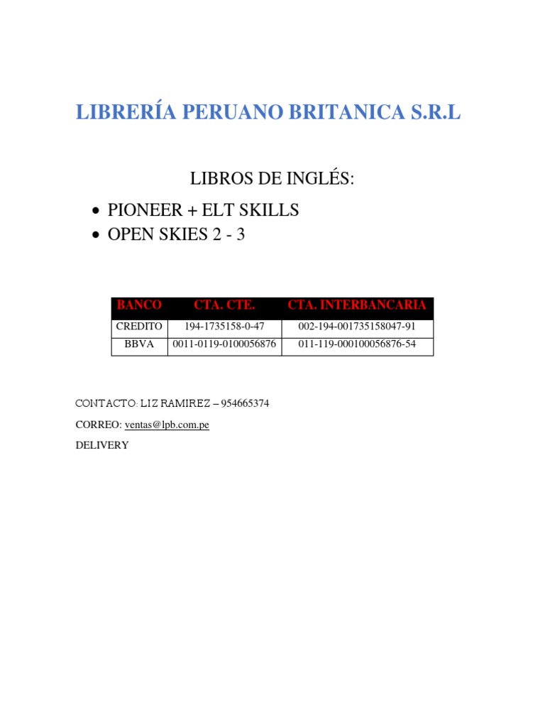 Editorial LPB - Ingles PDF | PDF