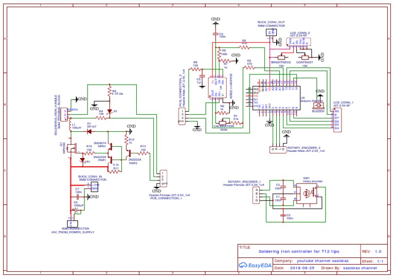 T12 Soldering Iron Controller Schematic | PDF | Chess | Chess Theory