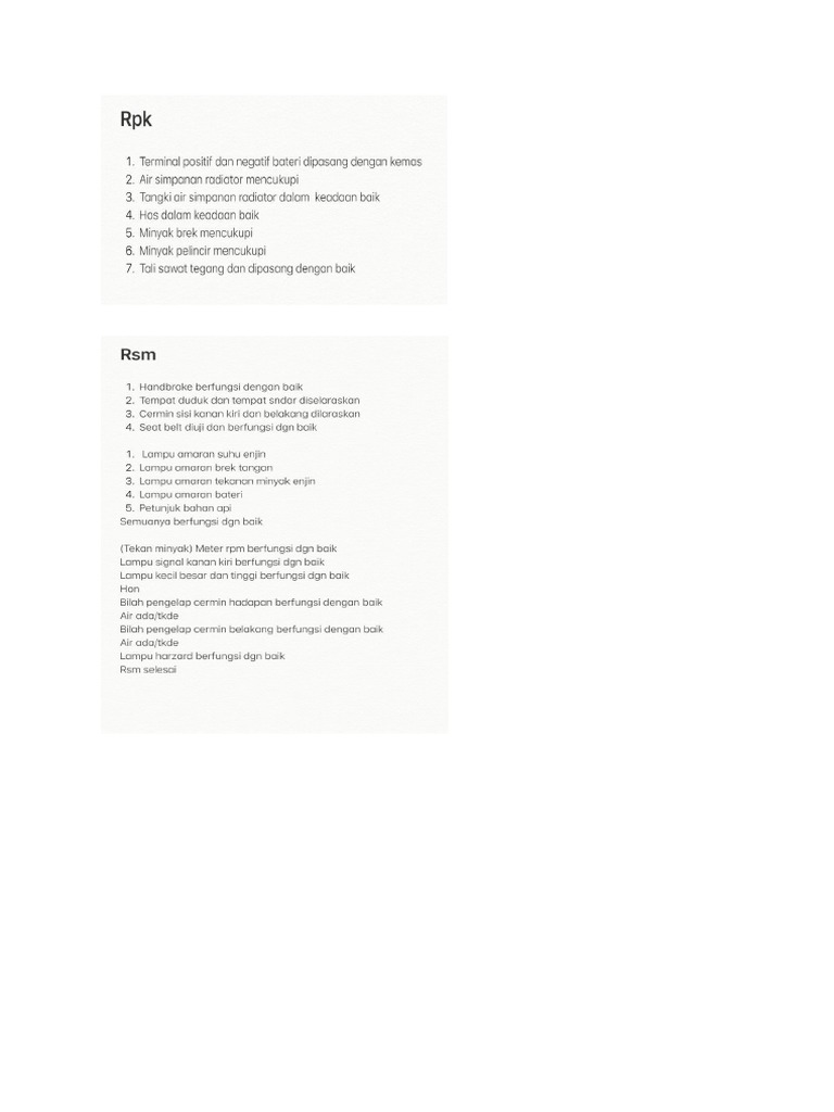 RPK RSM | PDF