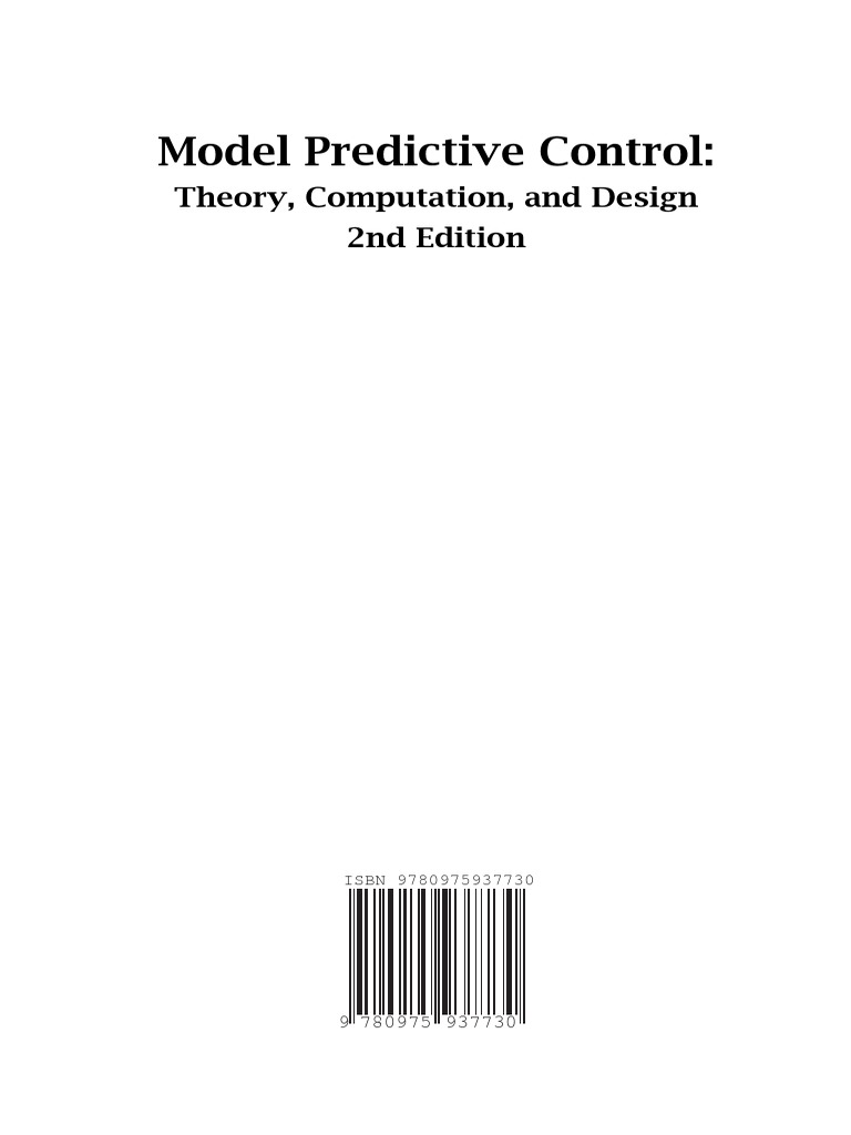 MPC Book 2nd Edition 2nd Printing PDF | PDF | Optimal Control ...