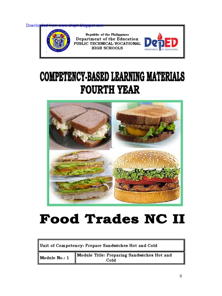 BPP Module 1 | PDF | Breads | Sandwich