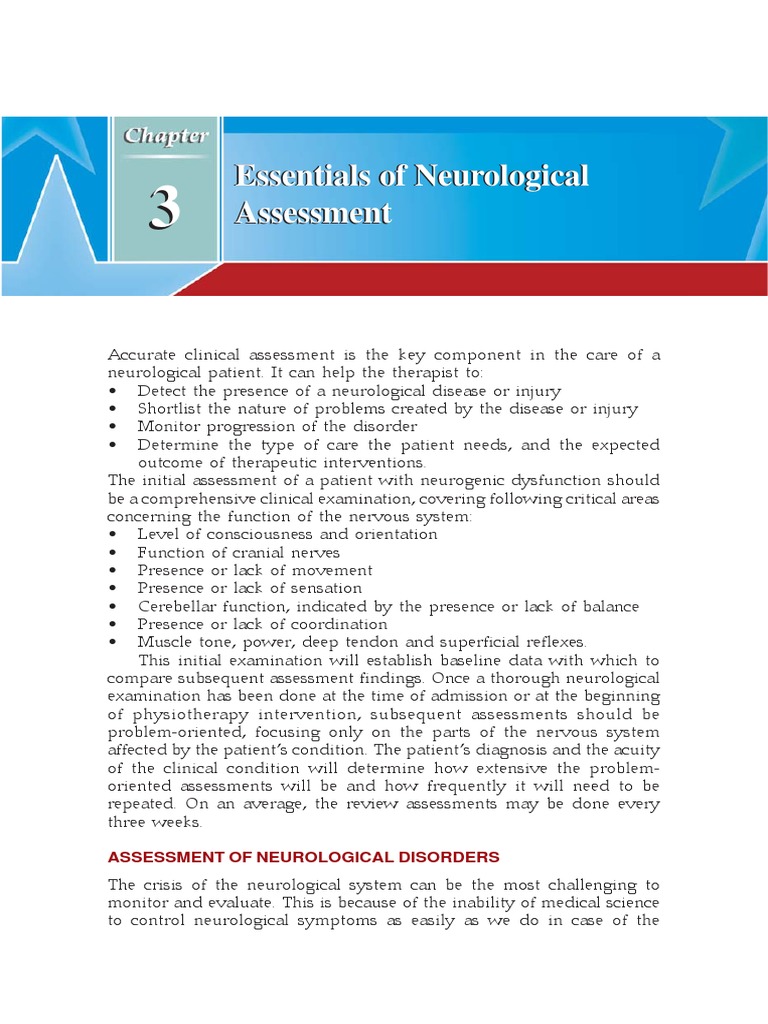 Essentials of Neurological Assessment | PDF | Dystonia | Cerebral Cortex