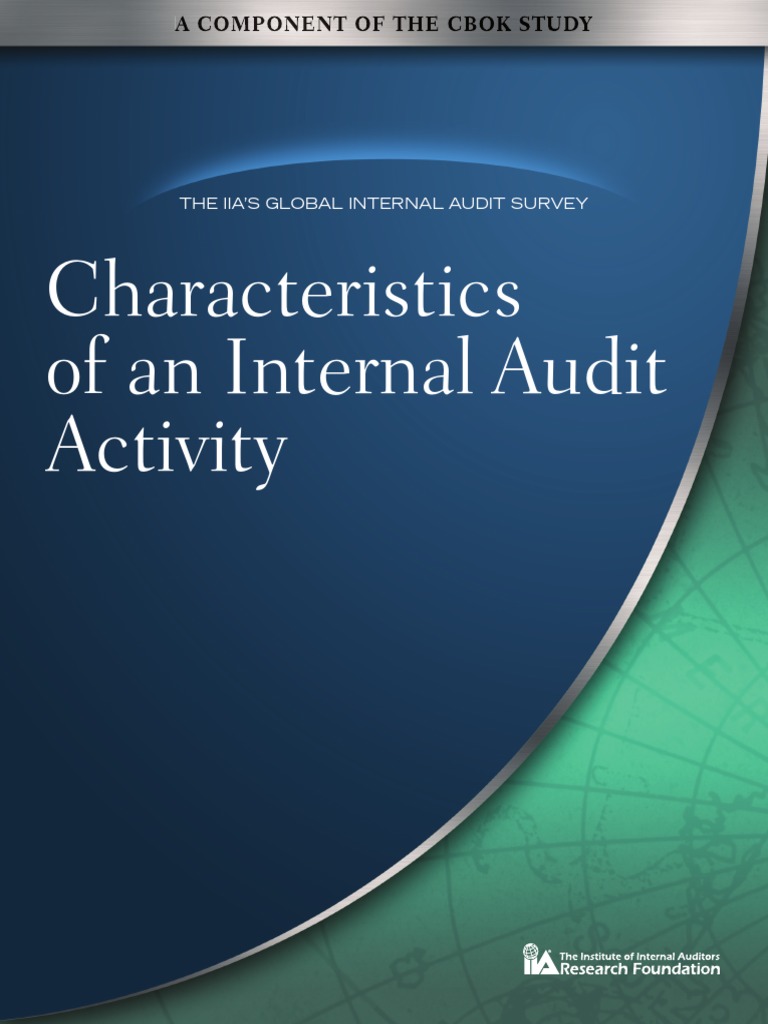 Characteristics of An Internal Audit Activity | PDF | Internal Audit ...