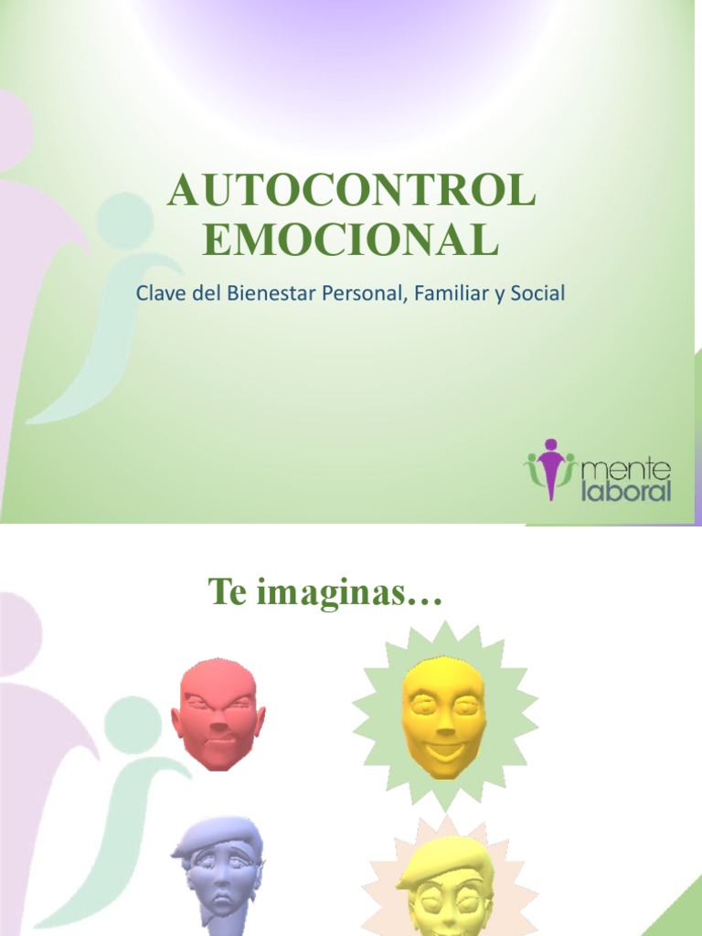 Autocontrol Emocional para el Bienestar | PDF | Relaciones personales ...