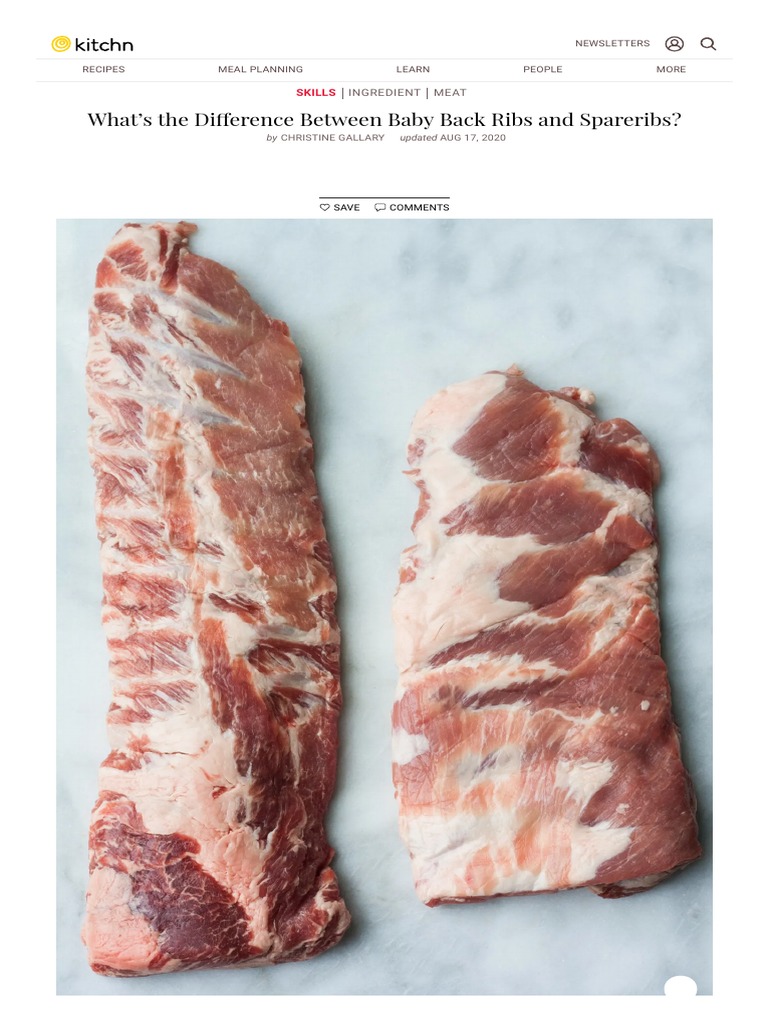 What Are Baby Back Ribs - and How Do They Compare To Other Ribs ...