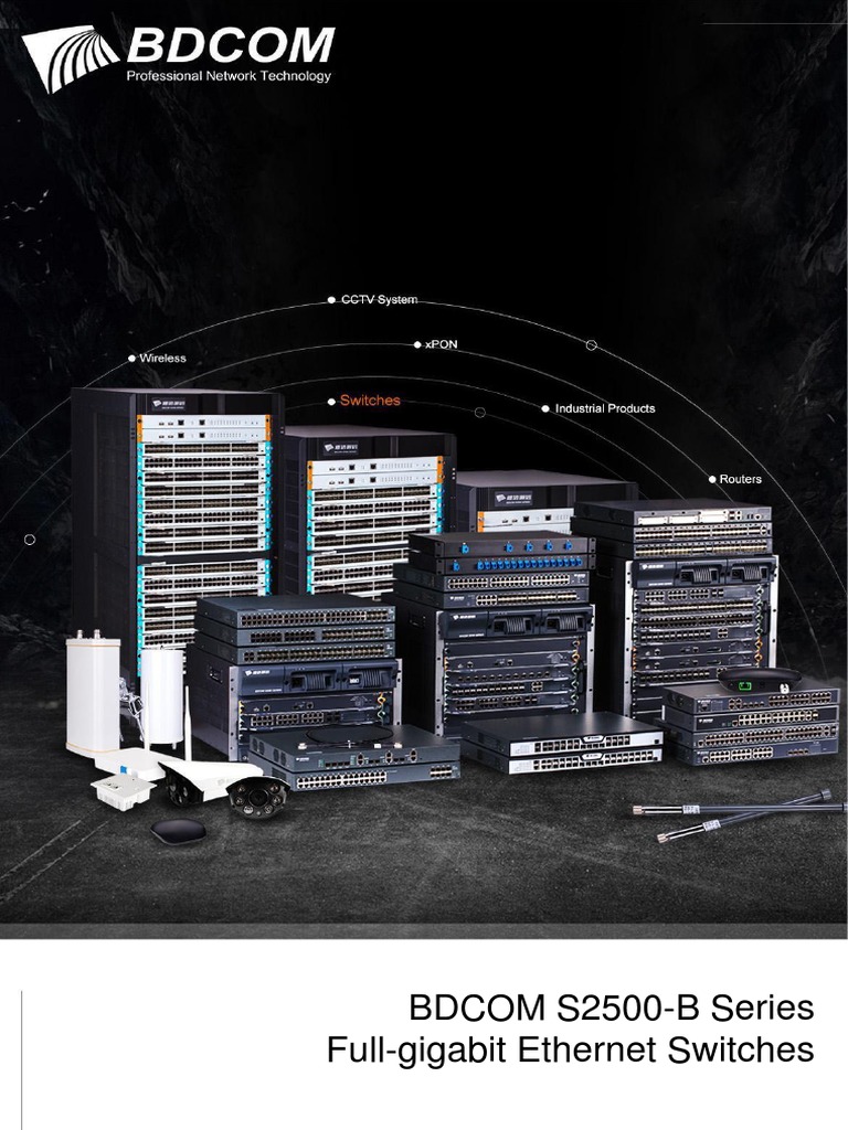 BDCOM S2500-B Series Full-Gigabit Ethernet Switches | PDF | I Pv6 ...