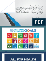 Republic Act No. 11223 | PDF | Health Care | Securities (Finance)