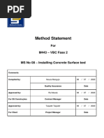 Method Statement For Slab On Grade | PDF | Concrete | Building Engineering