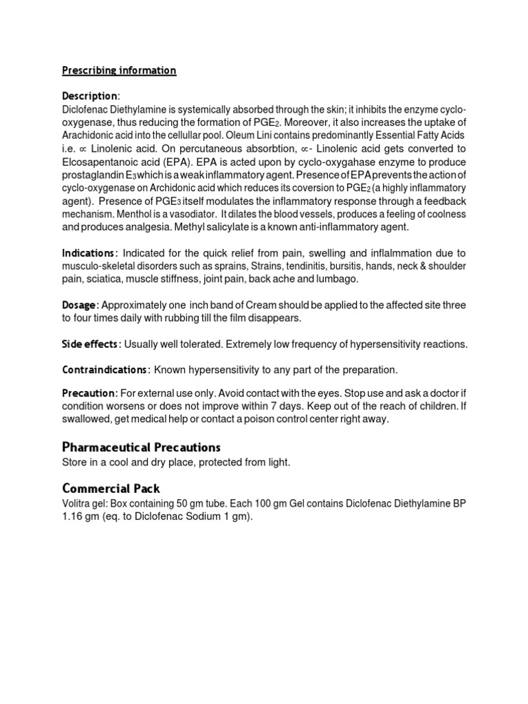 Harmaceutical Precautions Ommercial Pack | PDF