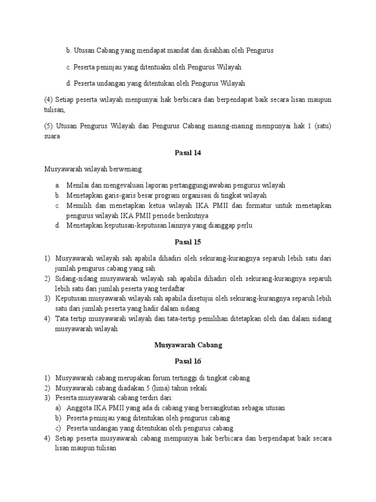 Muswil IKA PMII | PDF