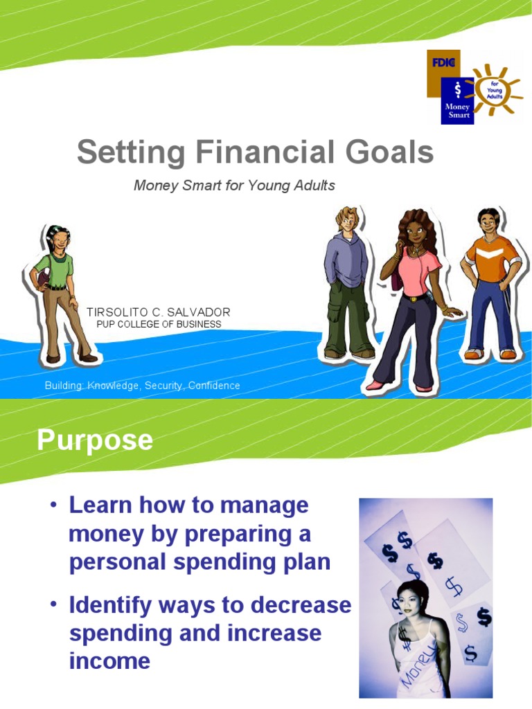 Setting Financial Goals: Money Smart For Young Adults | Download Free ...