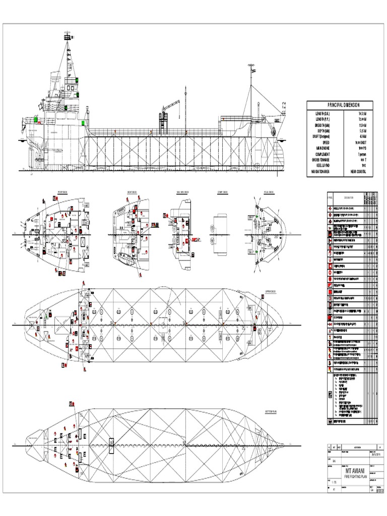 Fire Control Plan | PDF | Ships | Watercraft