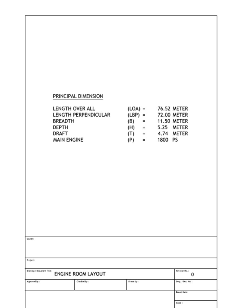 Engine Room Layout | PDF | Pump | Engines