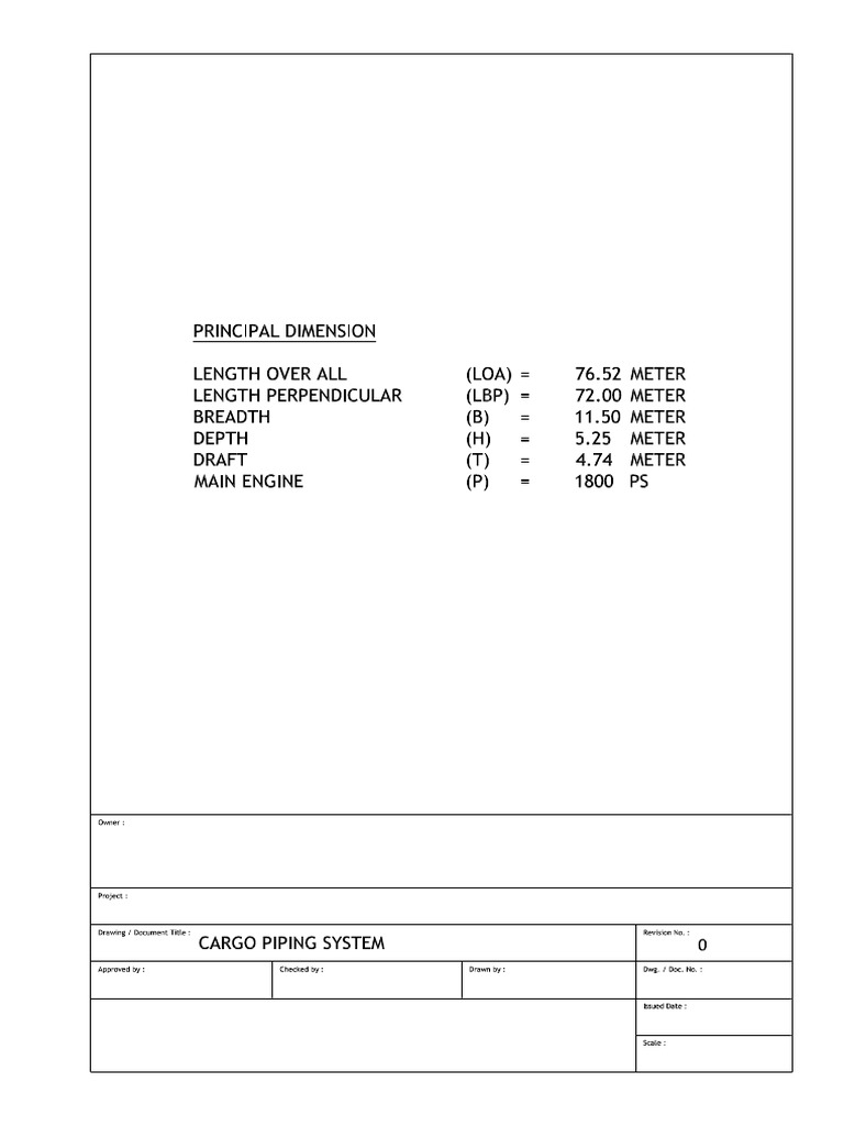 Cargo Piping System | PDF