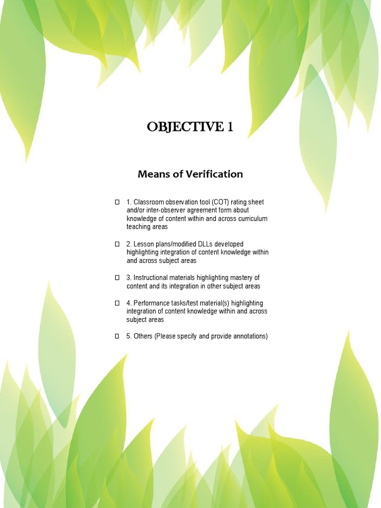 RPMS Objectives | PDF | Lesson Plan | Educational Assessment