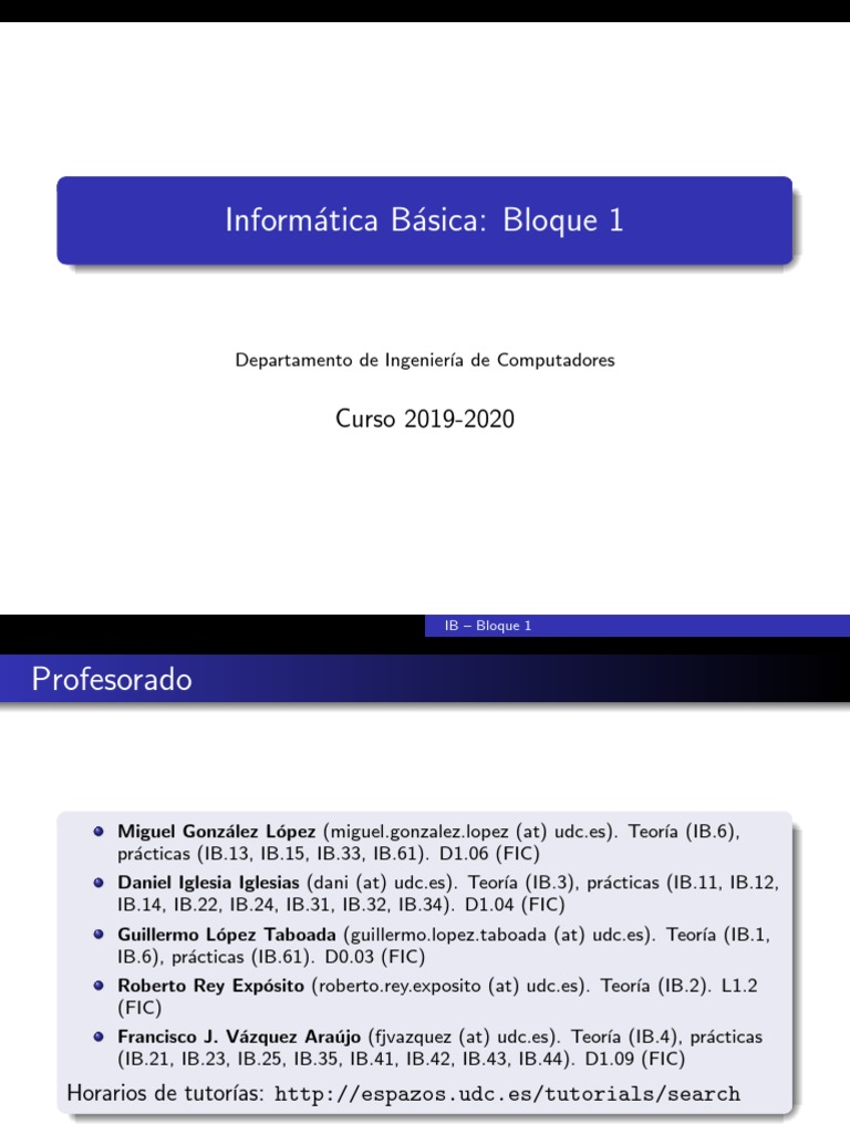 B1 Representacion Informacion | PDF | Codificación de caracteres | Ascii
