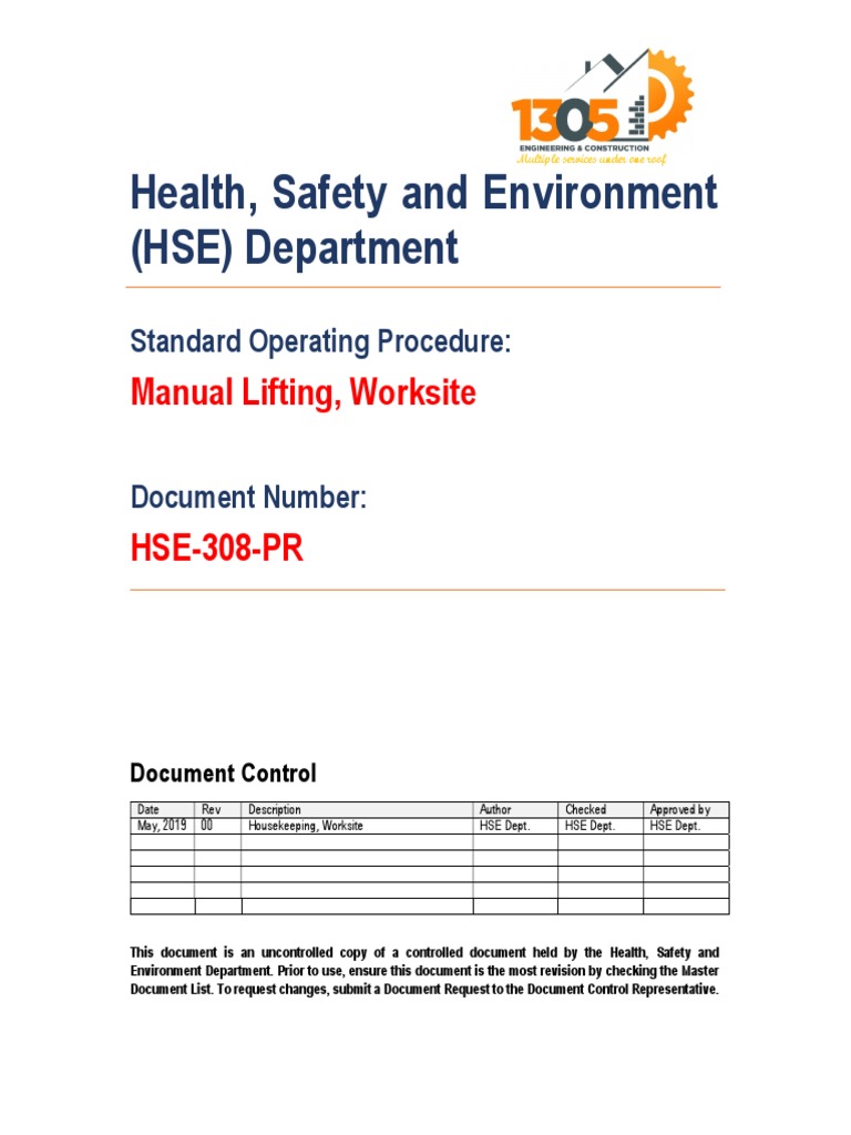 Manual Lifting Safety Guide | PDF | Document | Safety