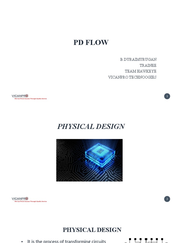 PD Flow: B.Duraimurugan Trainee Team Hawkeye Vicanpro Technoogies | PDF ...