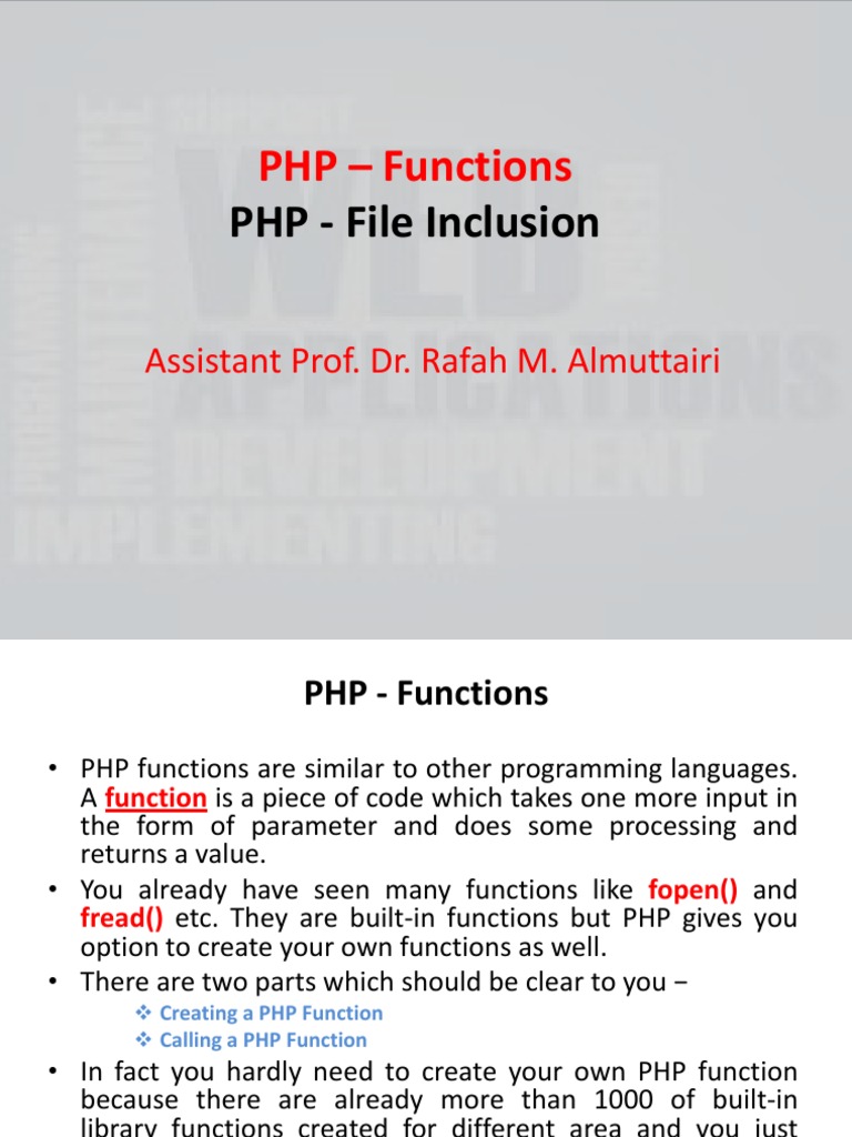 Php 7 Download Free Pdf Parameter Computer Programming Subroutine 3347