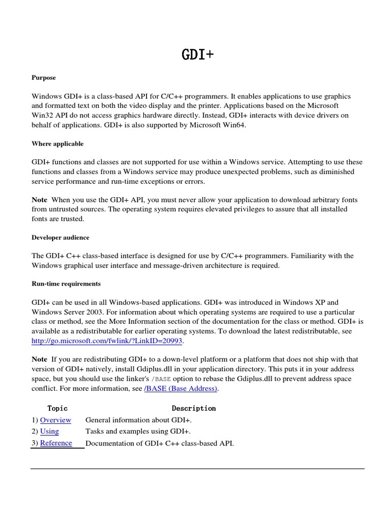 GDI Plus | PDF | Computer Graphics | Computing