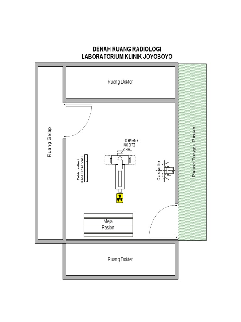 Denah Ruang Radiologi | PDF