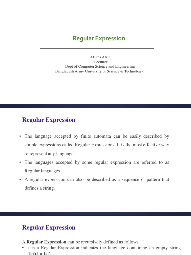 Regular Expression Pdf Regular Expression Theory Of Computation